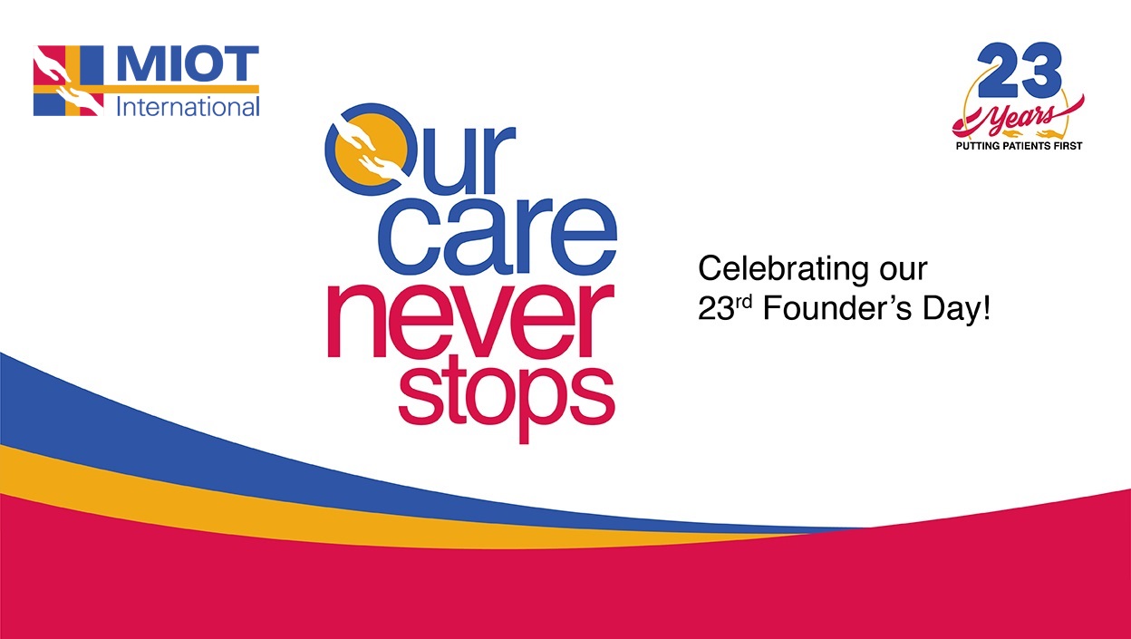 MIOT International Celebrates 23rd Founder’s Day | MIOT International
