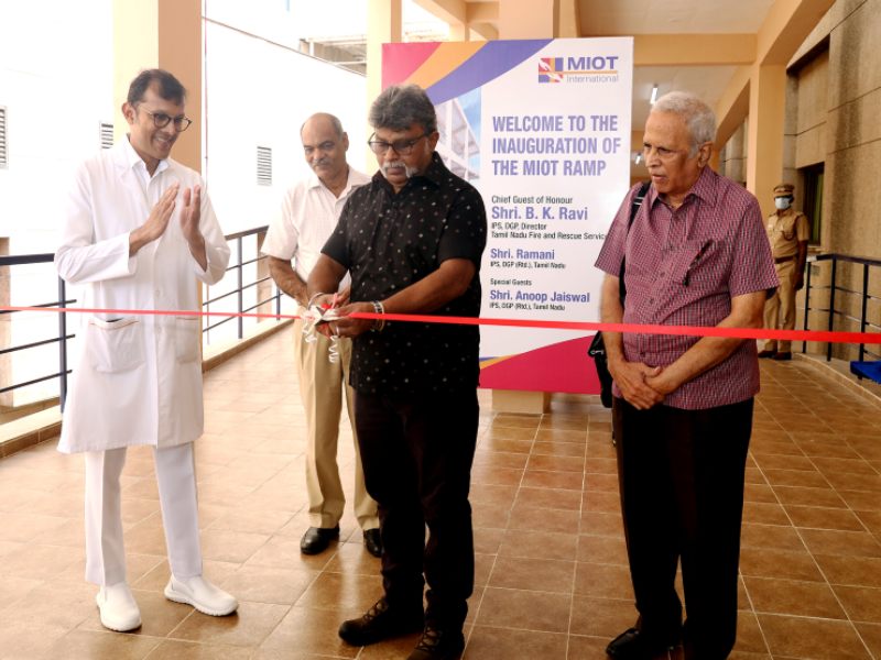 MIOT inaugurates a unique emergency evacuation RAMP a new benchmark for ...